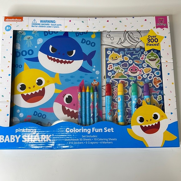 Nickelodeon | Toys | Baby Shark Coloring Fun Set | Poshmark